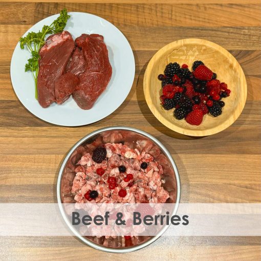 FBN BEEF AND BERRIES 1KG – Brunos Dinner