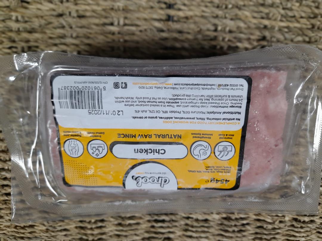 DROOL MINCE CHICKEN 80/10/10 454G – Brunos Dinner
