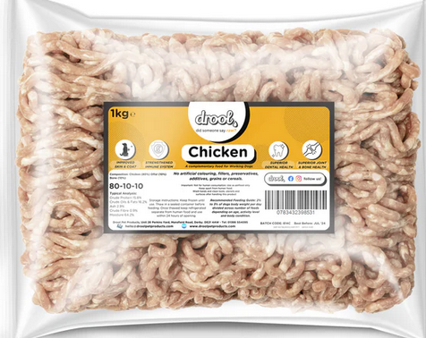 DROOL CHICKEN 80/10/10 1KG – Brunos Dinner